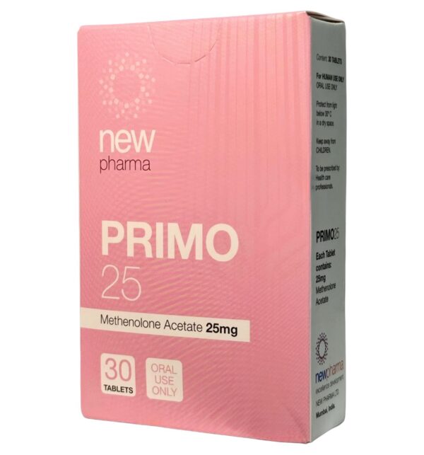 PRIMO 25 MG 30 TABS METENOLONA ACETATO (PRIMOBOLAN ORAL) NEW PHARMA ...